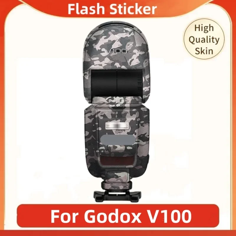 Customized Sticker For Godox V100 Decal Skin Flash Vinyl Wrap Film Anti ...