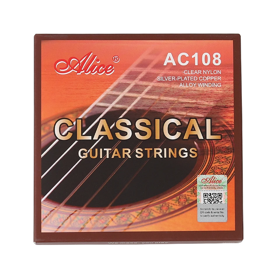 Alice-AC108-cuerdas-de-Guitarra-cl-sica-profesional-cuerdas-de-cobre-plateado-enrollado-nailon ...