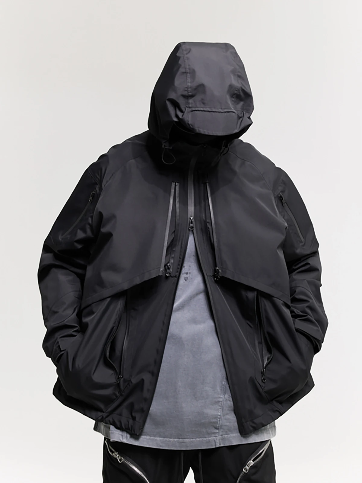 CATSSTAC-22AW-Seven-Zipper-Stacked-Pockets-Waterproof-Outdoor-Gorpcore ...