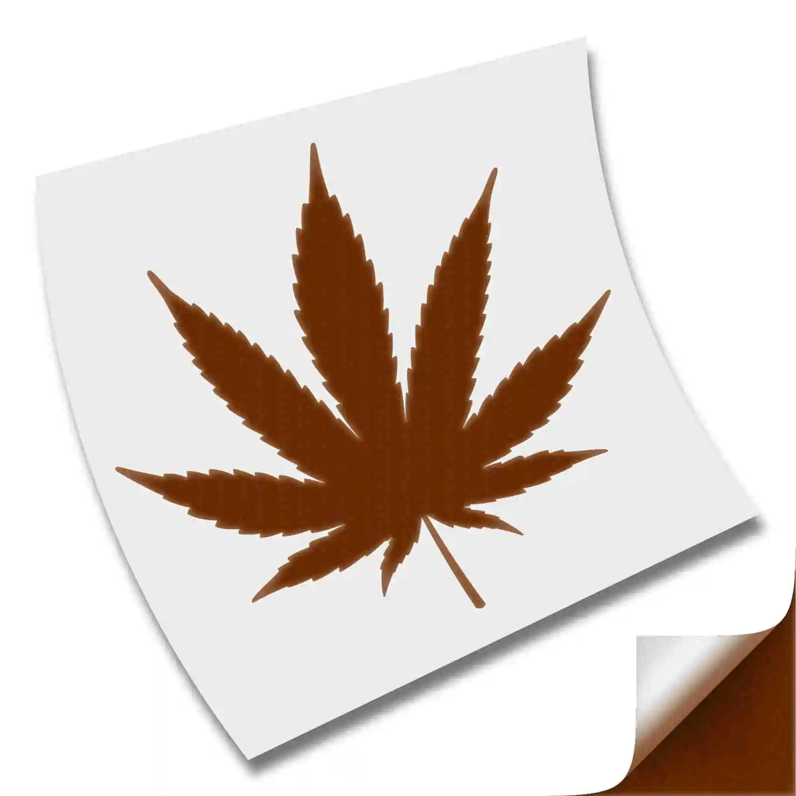 Pot Leaf Pumpkin Stencil