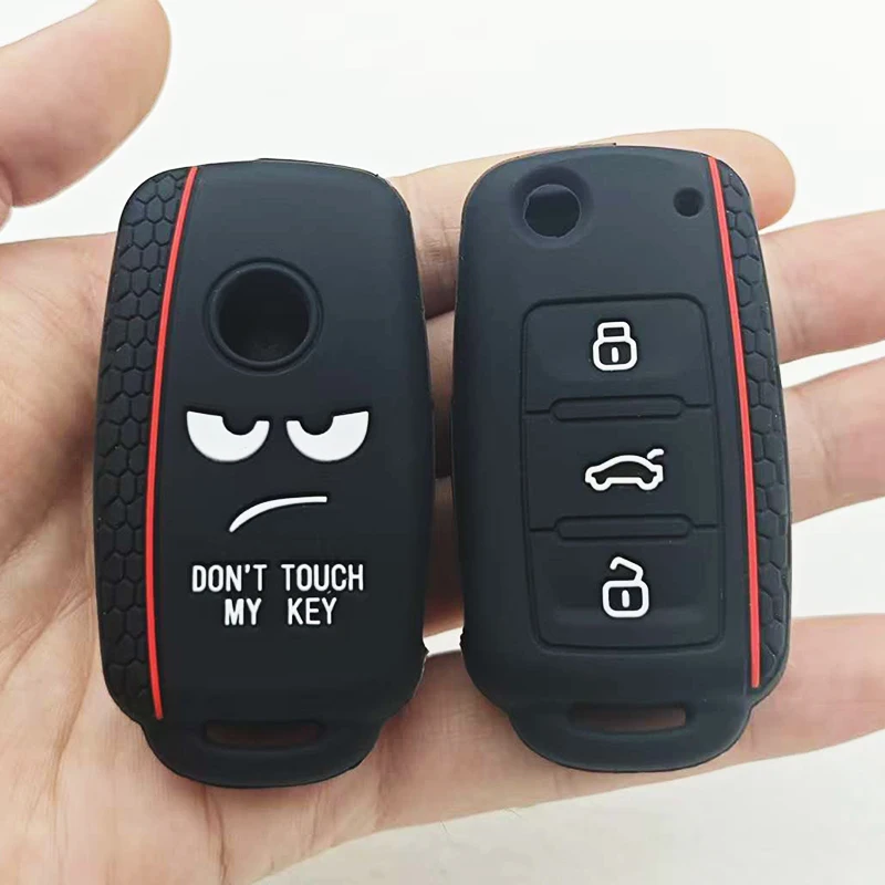 NEW Silicone Cover Case Car key Protect Shell For Volkswagen Polo ...