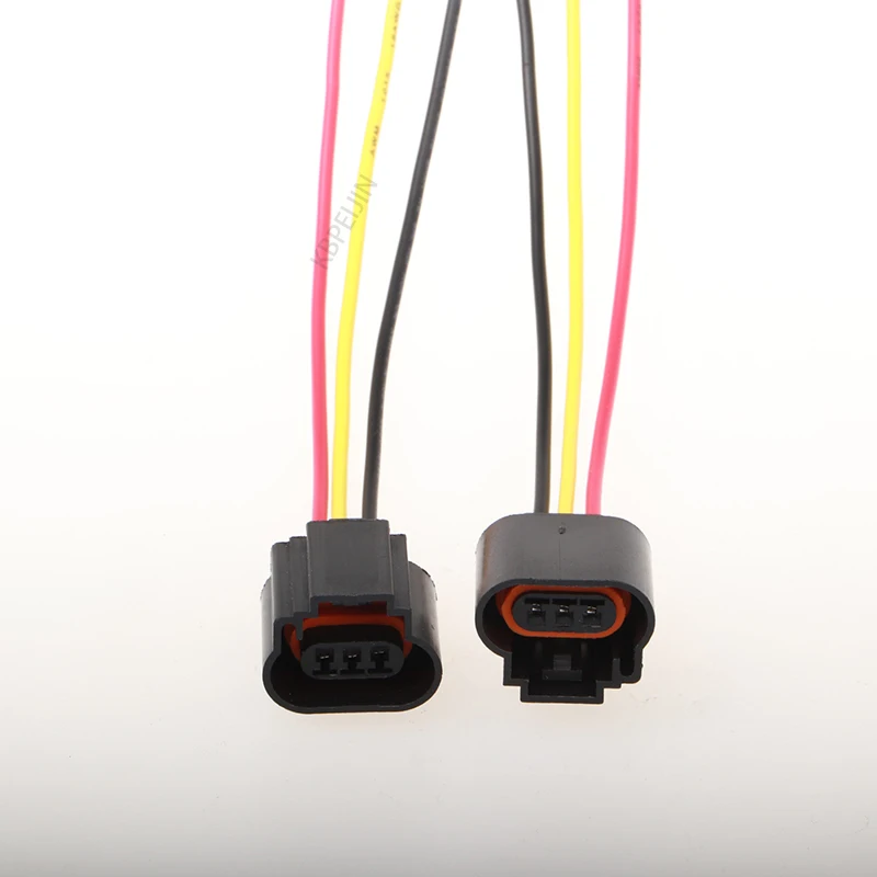 2Pcs-Car-Lights-H13-9008-Socket-Bulb-Adapter-3Pins-Female-Plug ...