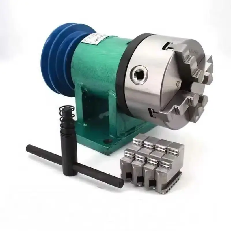 DIY Household Woodworking Lathe Spindle Assembly 80 Three-jaw Chuck ...
