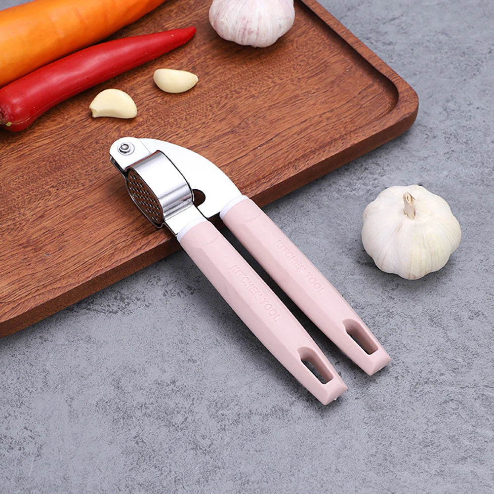 Garlic-Press-Stainless-Steel-Household-Garlic-Crusher-Manual-Garlic ...