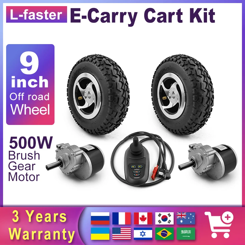 Brushed-Gear-Motor-Kit-for-Electric-Golf-Carry-Garden-Lawn-Mower-Tool ...