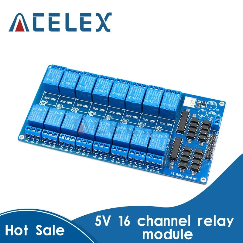 5V-16-Channel-Relay-Module-for-arduino-ARM-PIC-AVR-DSP-Electronic-Relay ...