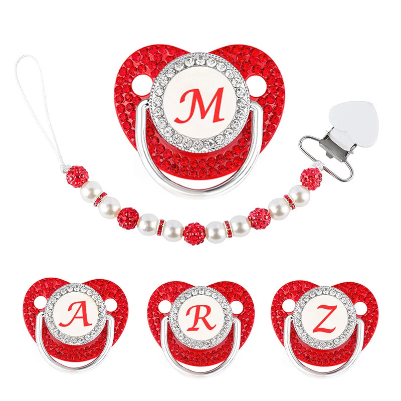 Red Pacifier with Pearl Clip – The Munchkin Shop
