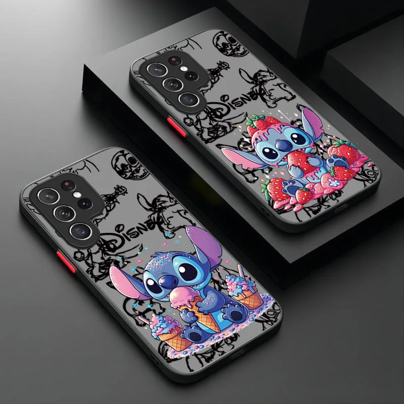 Funda-r-gida-mate-de-Disney-Stitch-para-Samsung-Galaxy-carcasa-bonita ...