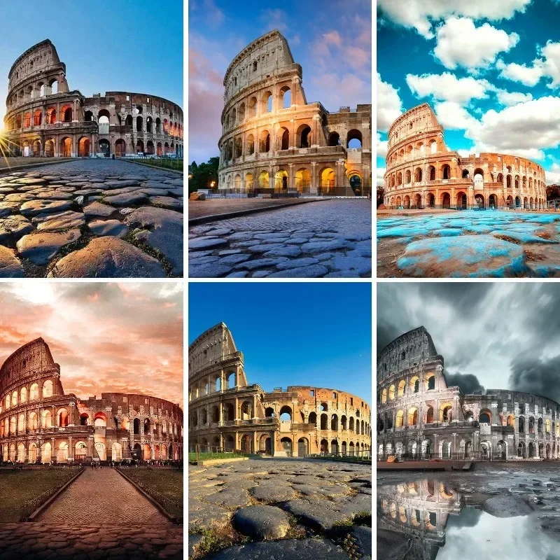 Full-Square-Diamond-Painting-The-Colosseum-in-Rome-Italy-Landscape ...