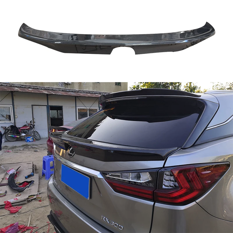 For-Lexus-RX300-Spoiler-Carbon-Fiber-Rear-Roof-Spoiler-Trunk-Wing-Lip ...