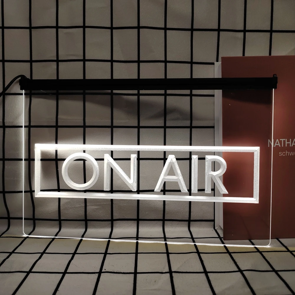 On Air Recording Studio-Retro LED Neon Sign Home Decor with Vintage ...