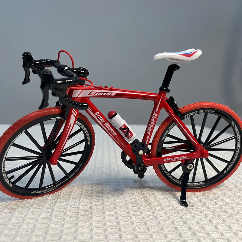 1-8-Mini-Model-Alloy-Bicycle-Diecast-19cm-Metal-Finger-Adult-Red-Mini ...
