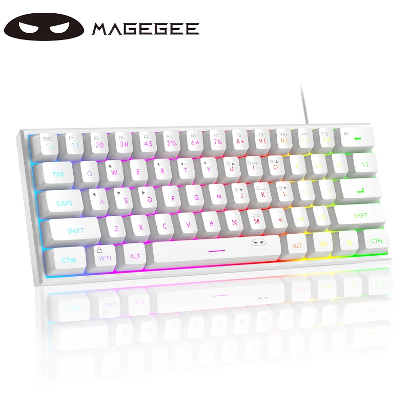 MageGee-60-Gaming-office-Membrane-keyboard-TS91-Waterproof-KeyCap-type ...