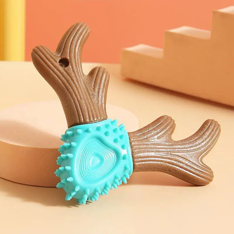 Antler-Shape-Dog-Toys-Puppy-Durable-Chew-Toys-Pet-Teeth-Cleaning-Tool ...