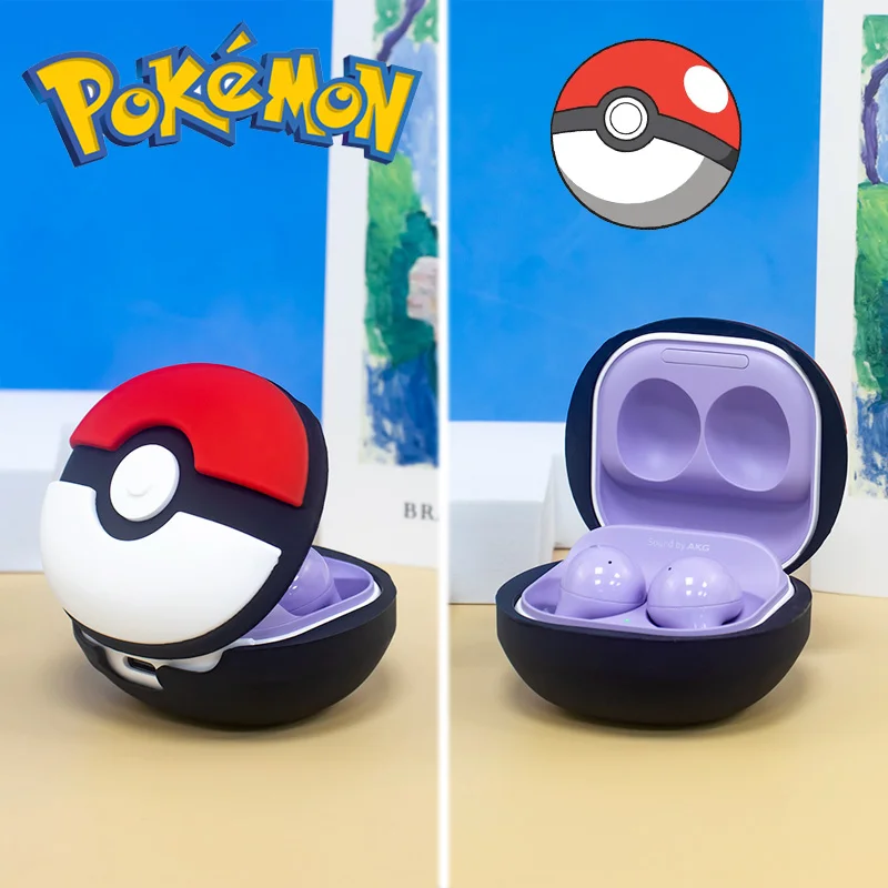 Funda de Pokemon Poke Ball para Samsung Galaxy Buds 2 Pro, Funda suave ...
