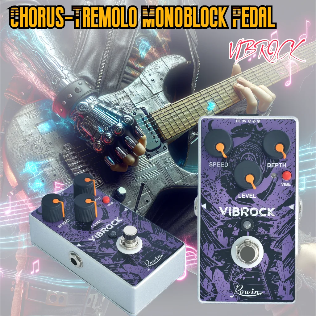 Rowin-RE-02-VIBROCK-Chorus-Tremolo-Monoblock-Pedal-Vibrato-Crazy-JIMI ...