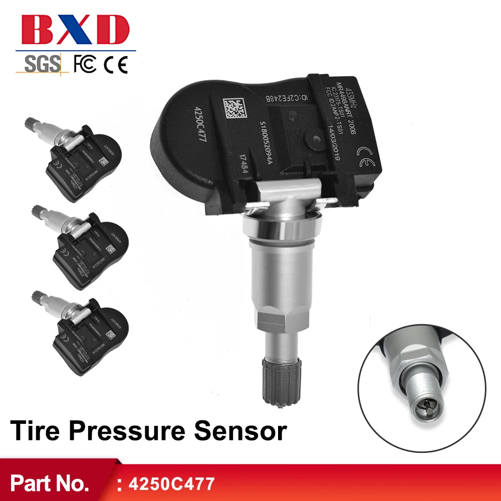 TPMS Sensor 433mhz Tire Pressure Sensor 4250C477 For Mitsubishi Lancer ...