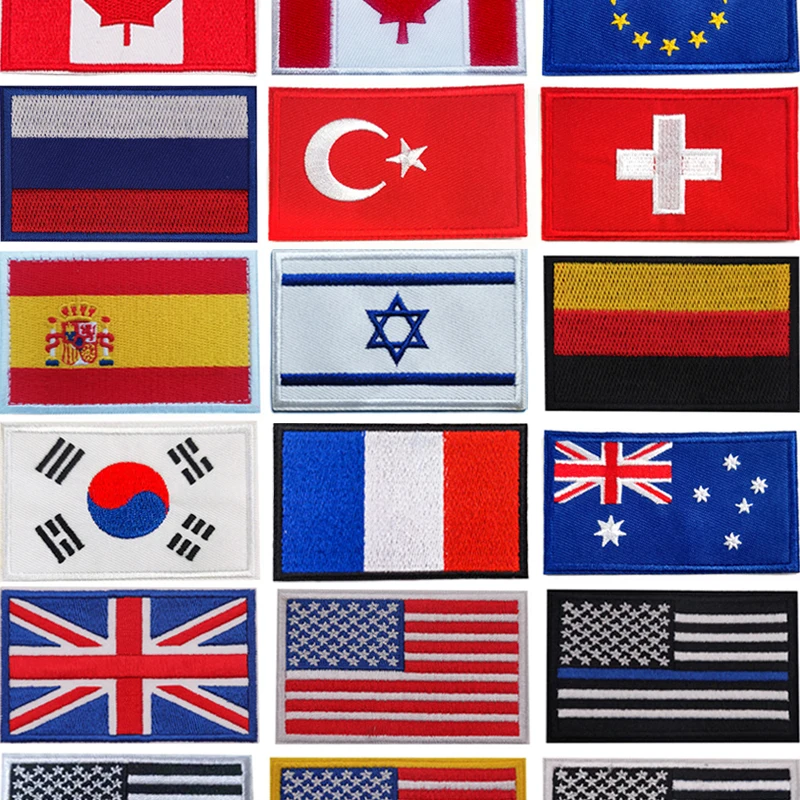 Patch Australia Australian Flag Iron-On Patch - New Embroidered Badge ...