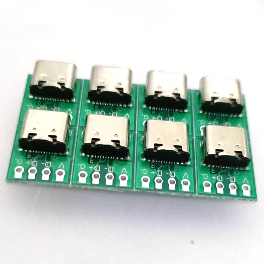 USB 3.1 Type C Connector 16-Pin Test PCB Board Adapter 16P Connector ...