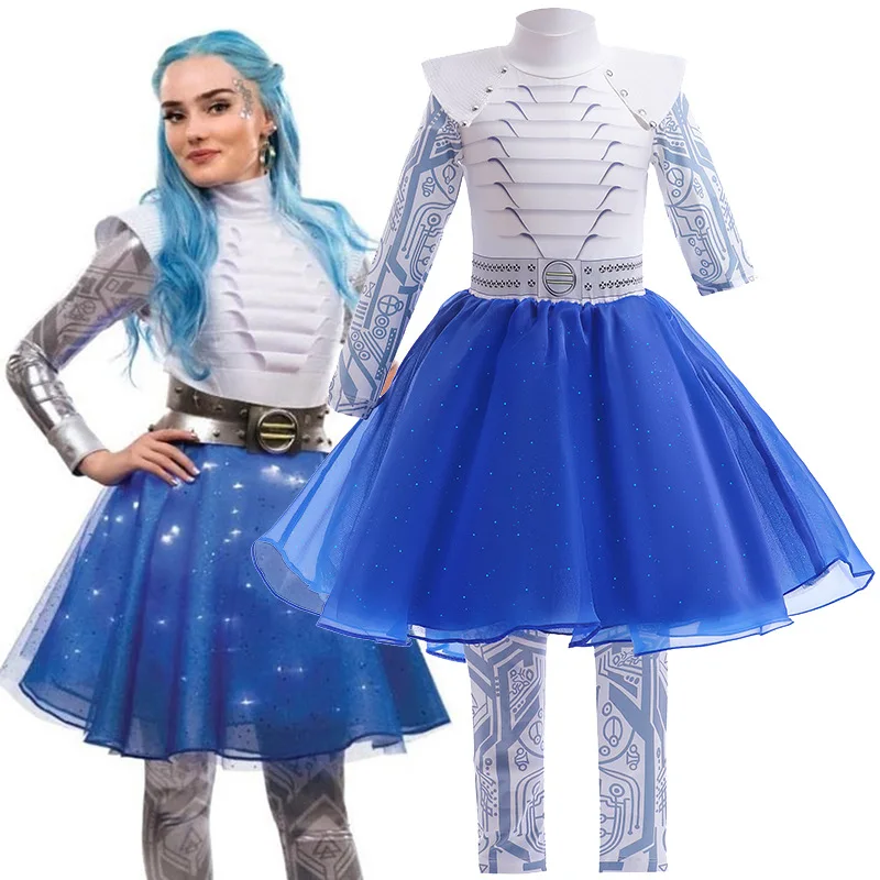 Zombies 3 Addison Alien Kids Clothes Girls Cheerleader Dress Halloween ...