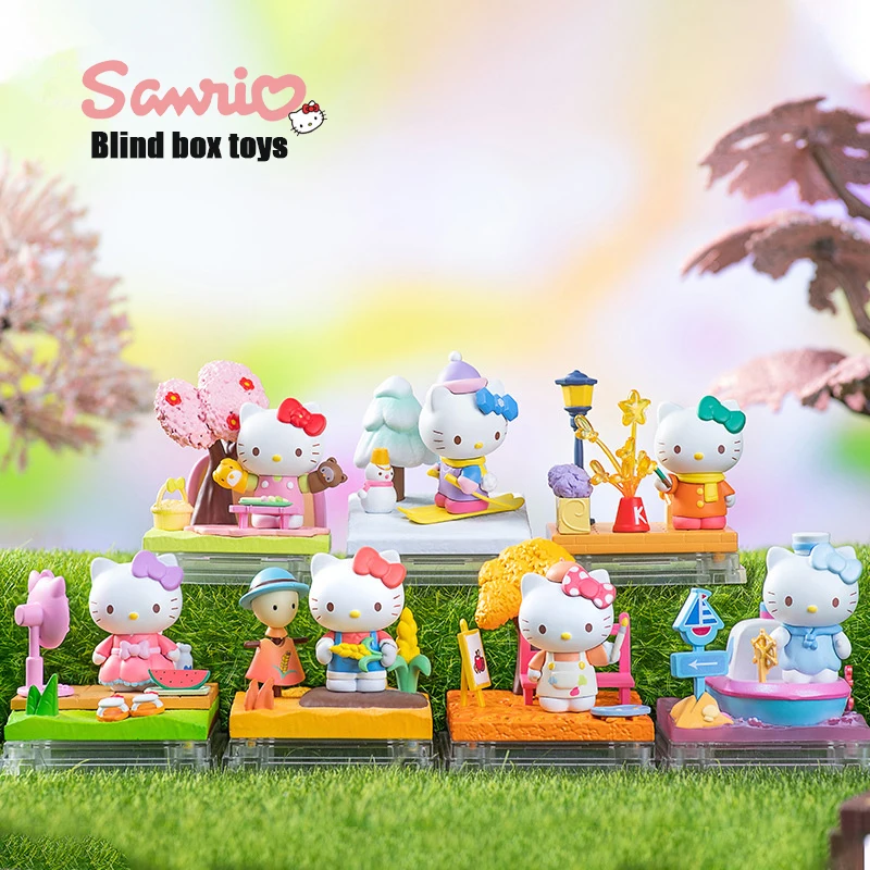 Genuine-Sanrio-Family-Hellokitty-Meets-Four-Seasons-Blind-Box-Cute ...