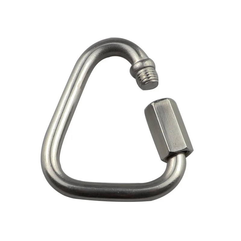 1PCS-Stainless-Steel-304-Quick-Link-Chain-Links-Locking-Carabiner ...