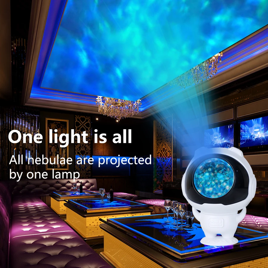 Astronaut-Starry-Sky-Water-Pattern-Light-Colorful-Rotating-USB ...