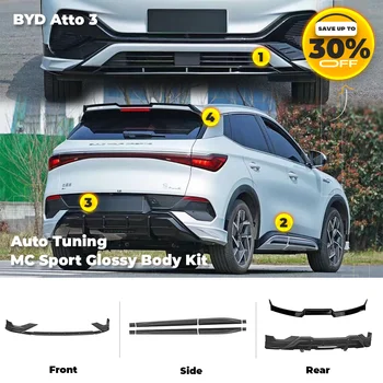 BYD Body Kits For BYD Atto 3 Yuan Plus 2022-2023 Front Bumper Lip Rear ...