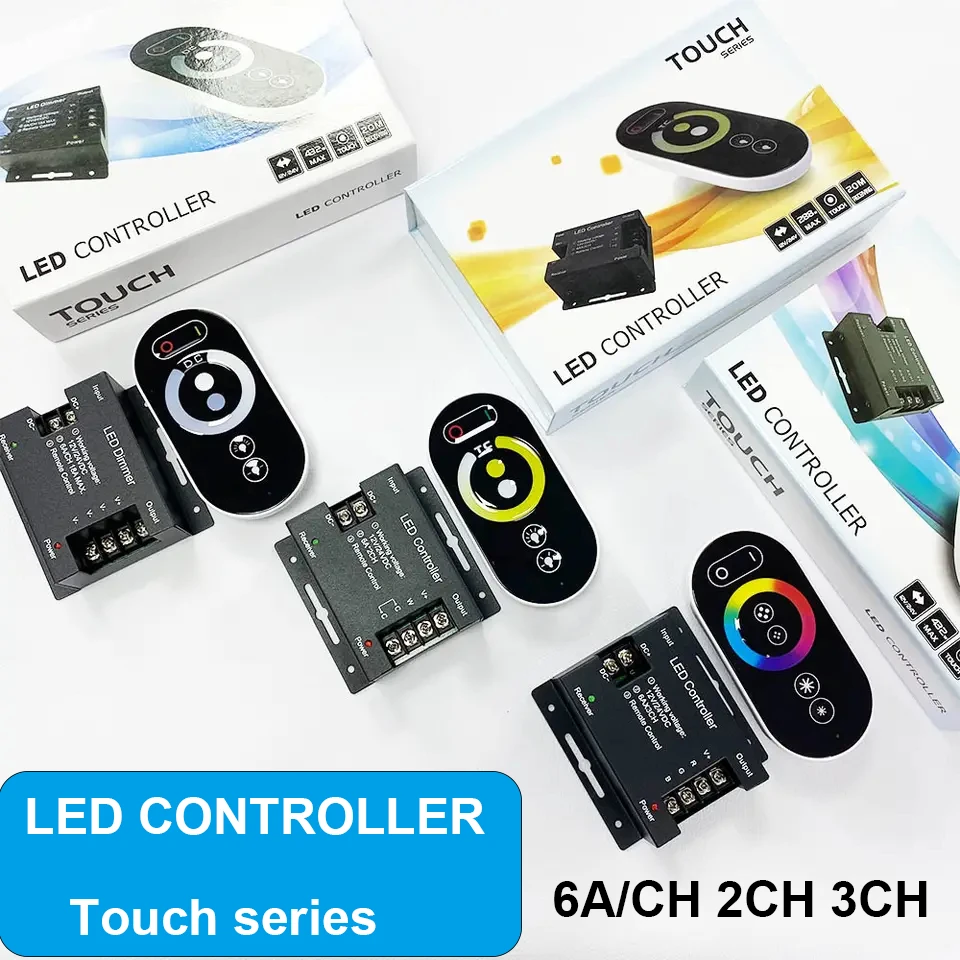 LED-Remote-Controller-Dimmer-Wireless-RF-Remote-Control-PWM-Led ...