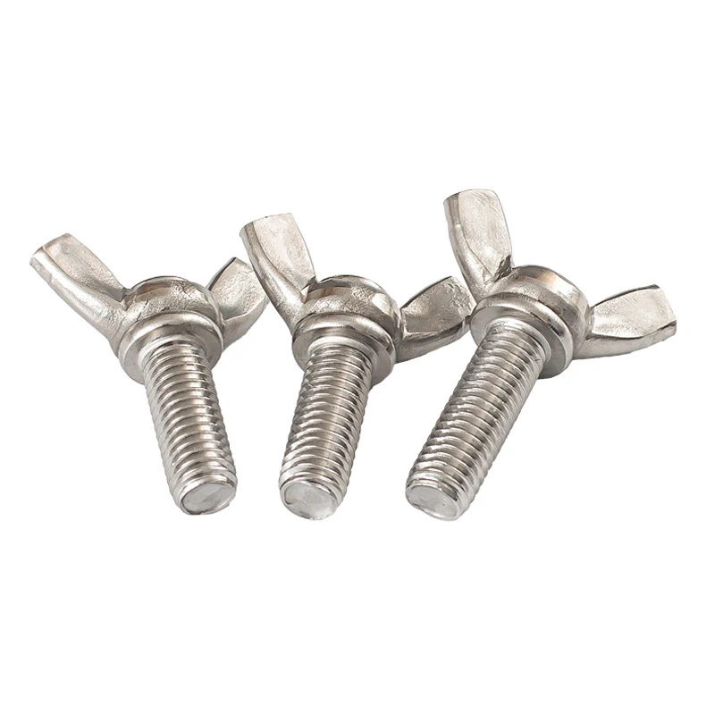 5/10pcs M3 M4 M5 M6 Stainless Steel Thumb Wing Screws Wing Bolts ...