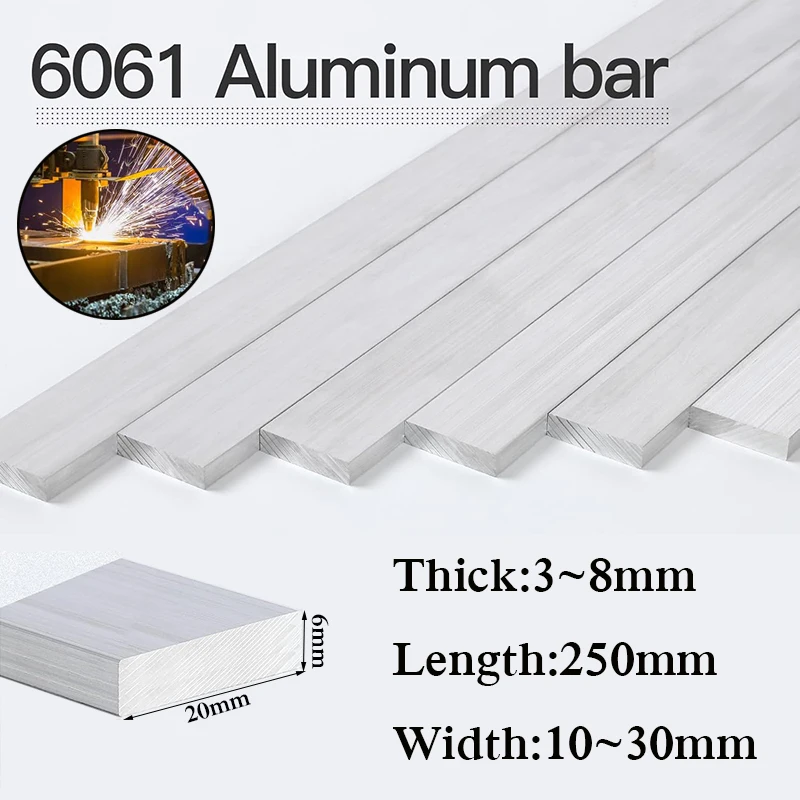6061-Aluminium-Flat-Bar-Plate-Strip-Aluminum-Alloy-Metal-Sheet-CNC ...