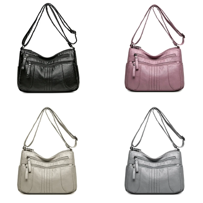 Women-Crossbody-Bag-Multi-Pocket-Crossbody-Purse-Leather-Handbag ...