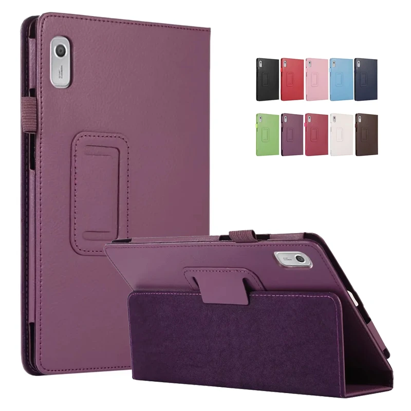 For Lenovo Tab M9 Case Cover 9 inch Magnetic PU Leather Fold Stand Flip ...