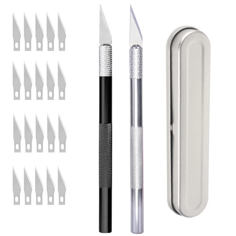 LMDZ Colorful Aluminum Alloy Paper Cutter Knife Carve Tool Sculpture ...