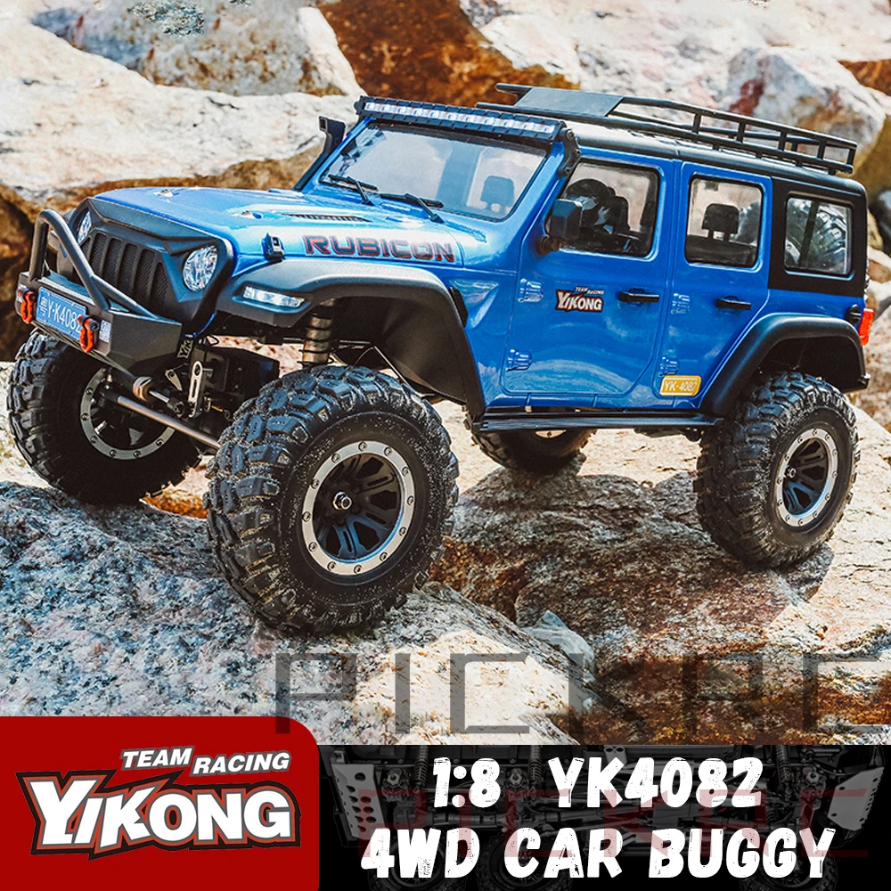 YIKONG 1/8 YK4082 V2 RTR 2.4G 4WD 전기 시뮬레이션 RC 자동차, 크롤러 락 버기 오프로드 차량 모델 ...