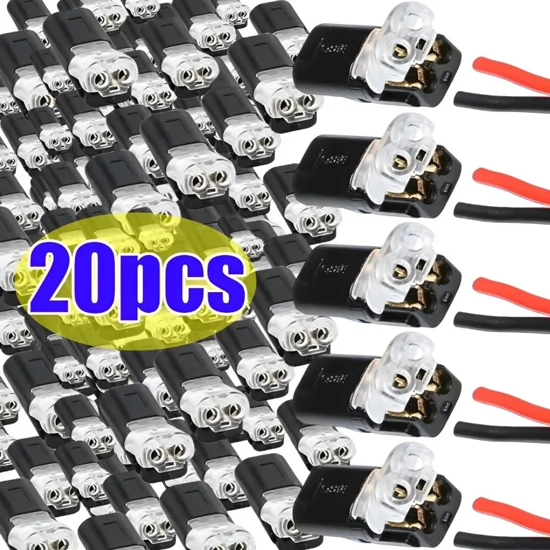 20/1pcs 2 Pin Way Plug Electrical Connector Wire Cable Automotive Strip ...