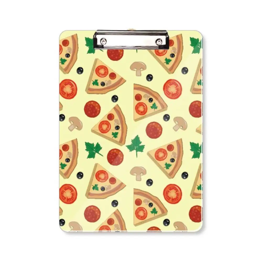 Fast-Food-Pizza-Acrylic-Clipboards-with-Metal-Clip-Cute-Lightweight ...