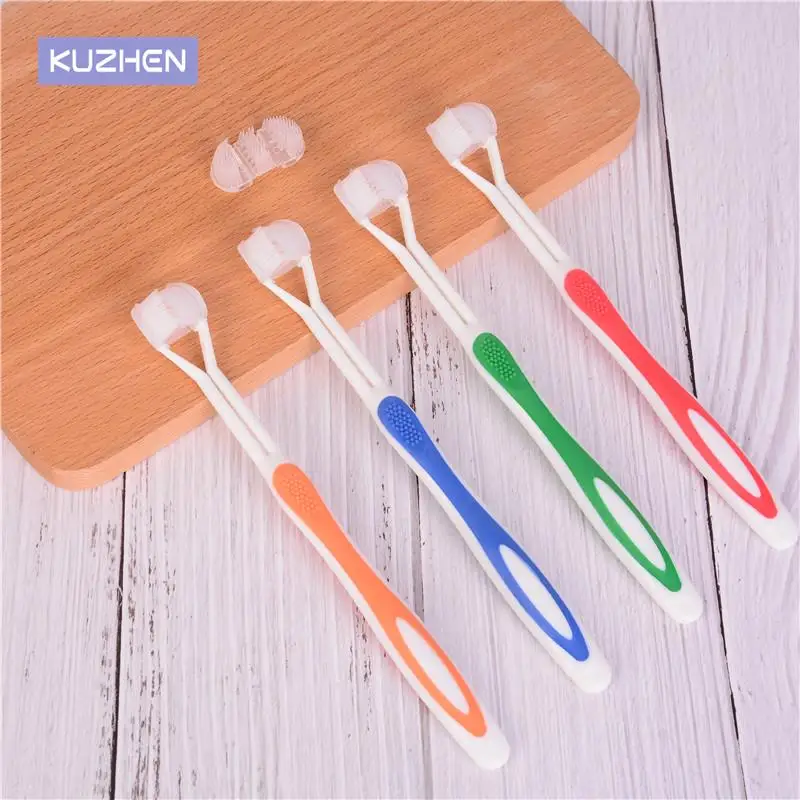 3 Sided Silicone Professional Safety Teeth Brush Oral Health Cleaner ...
