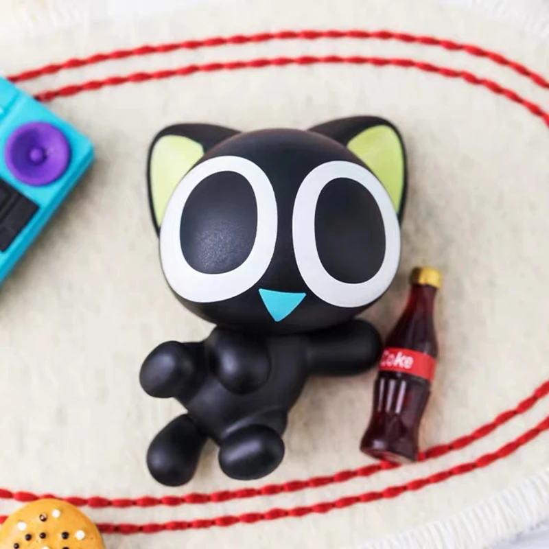Anime The Legend Of Luoxiaohei Blind Box figura de gato coleccionable ...