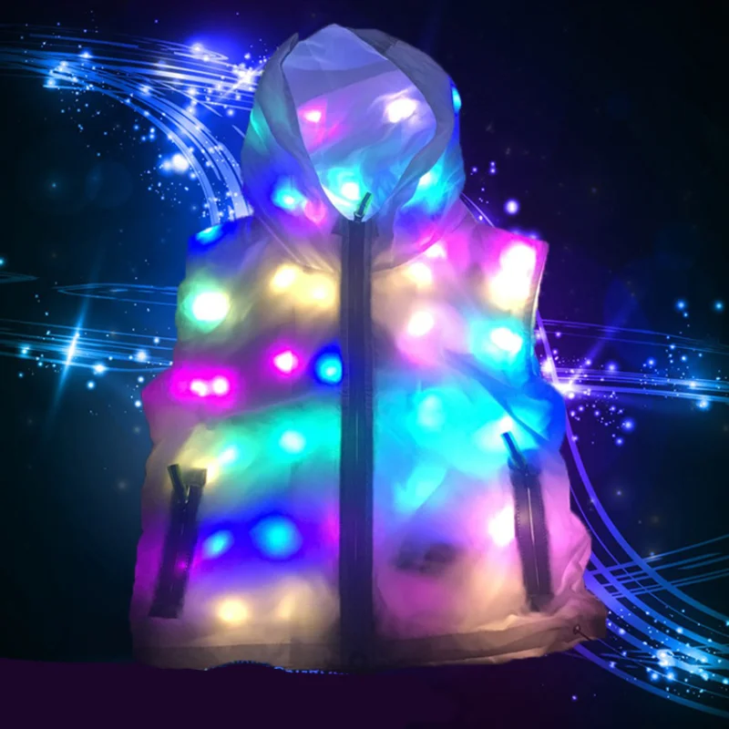 LED-Tron-Dance-Wear-Party-Luminous-Jacket-Hoodies-for-Men-Kid-Rainbow ...