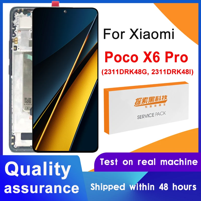 Pantalla-LCD-AMOLED-de-6-67-pulgadas-para-Xiaomi-Poco-X6-Pro-montaje-de ...