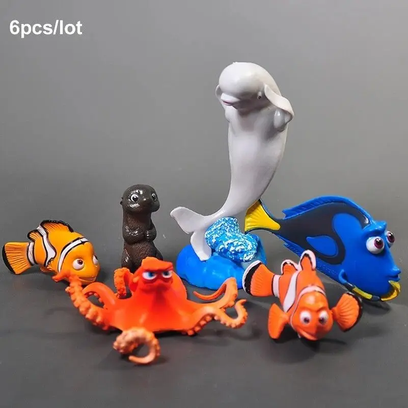 4-10cm-6Pcs-Set-Disney-Anime-Finding-Nemo-Dory-PVC-Action-Figure-Toys ...