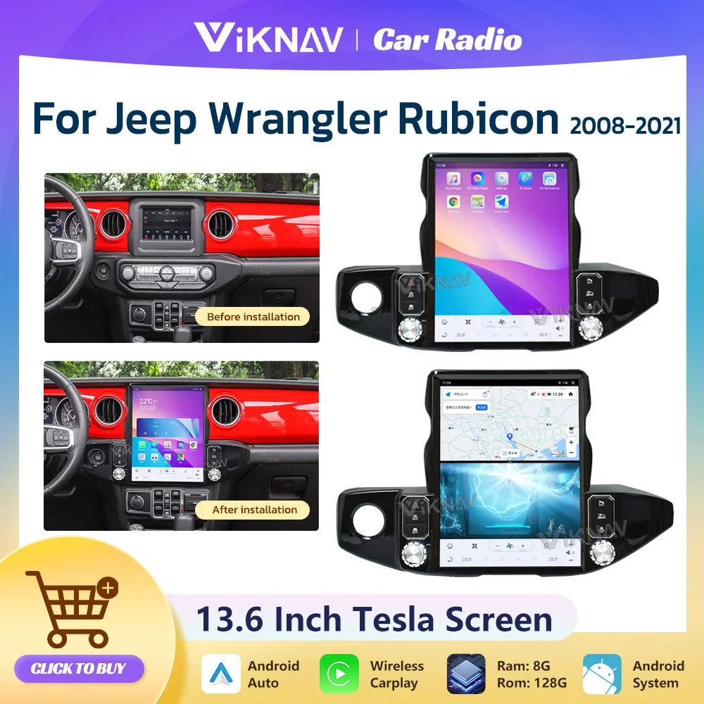 13-6-Inch-Android-Screen-For-Jeep-Wrangler-Rubicon-2008-2021-Car-Radio ...