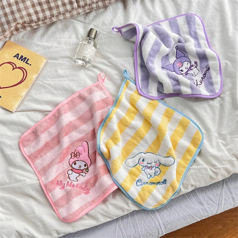 Sanrio-Kawaii-Cinnamoroll-Towel-Kuromi-MyMelody-Cartoon-Children-s ...