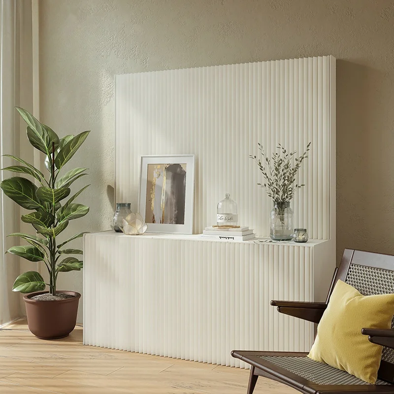 Portable-Room-Divider-White-Organ-Paper-Partition-Privacy-Wall-Screen ...