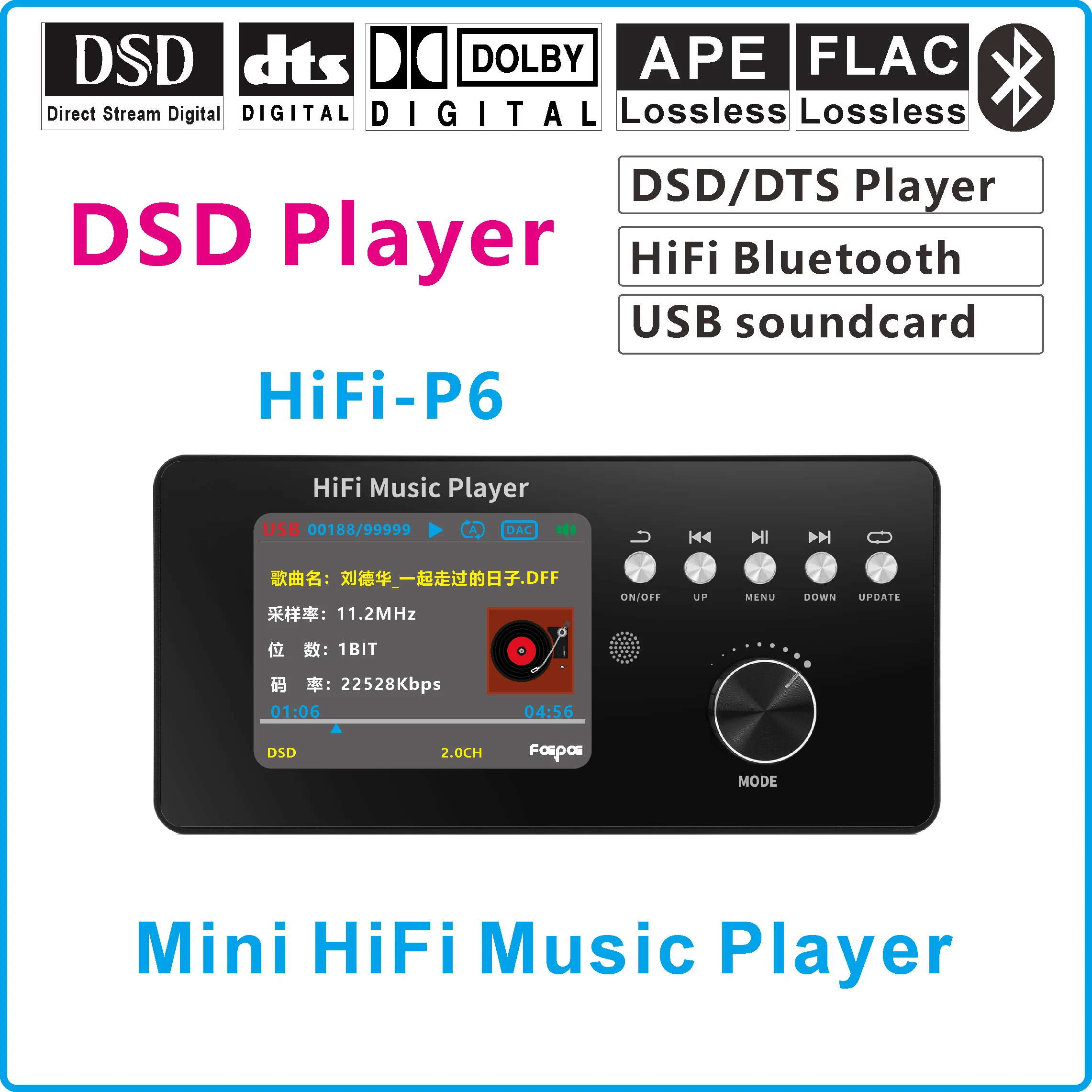 DSD-DTS-AC3-Digital-player-Master-tape-Audio-Decoder-DAC-Coaxial ...