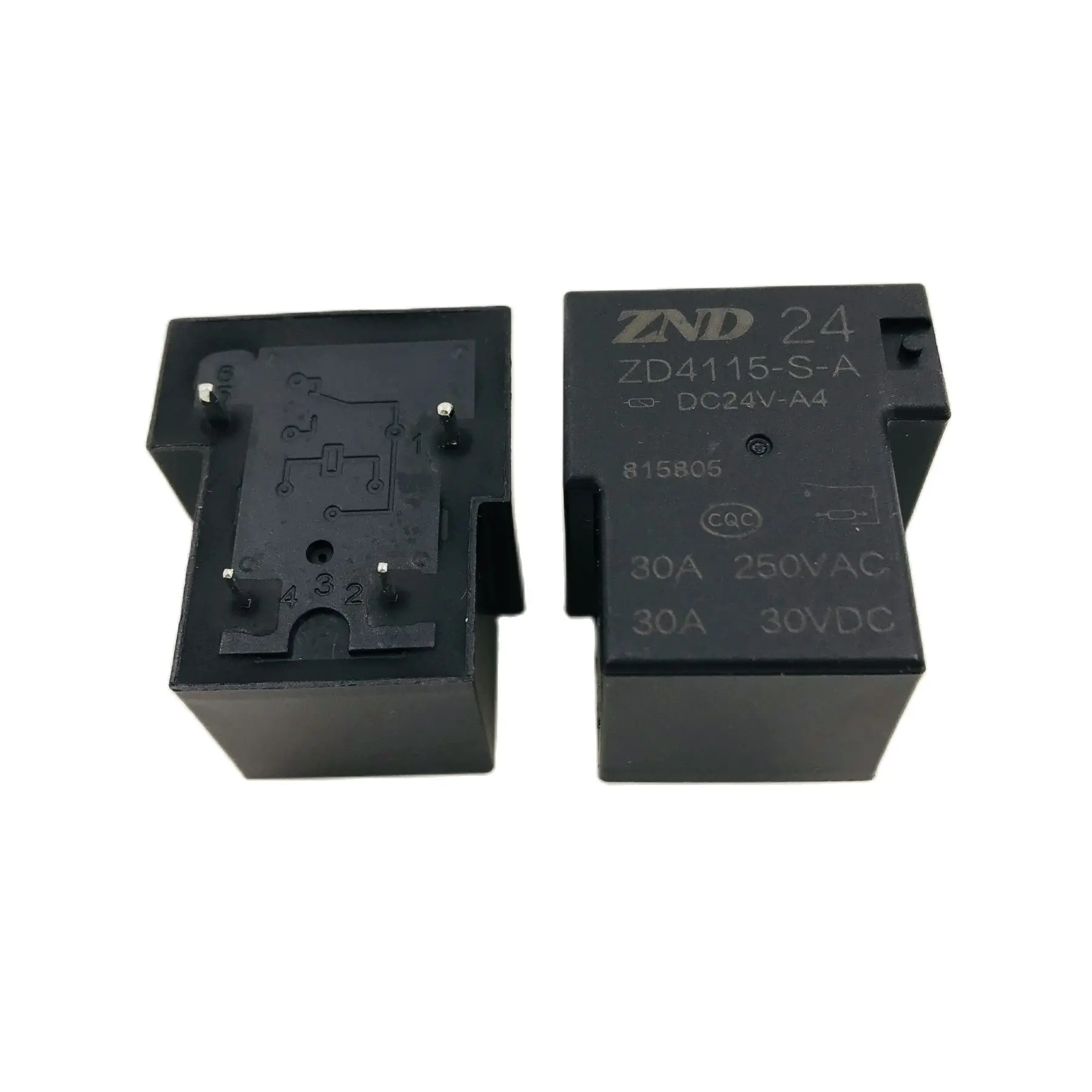 ZD4115-S-A-DC24V-A4 one group of normally open 4-pin 30A ZND relay SLA ...