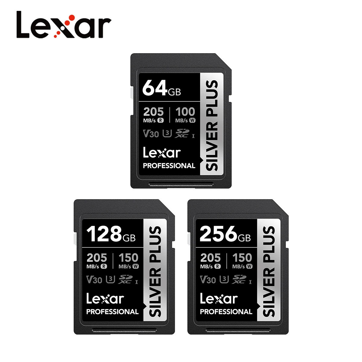 Lexar-SD-Card-High-Speed-205MB-S-64GB-128GB-256GB-Flash-Memory-Card-USH ...
