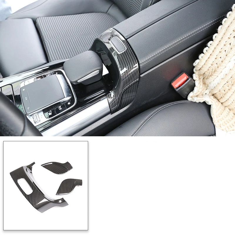 Car-Front-Center-Armrest-Switch-Control-Panel-Cover-Chrome-for-Mercedes ...