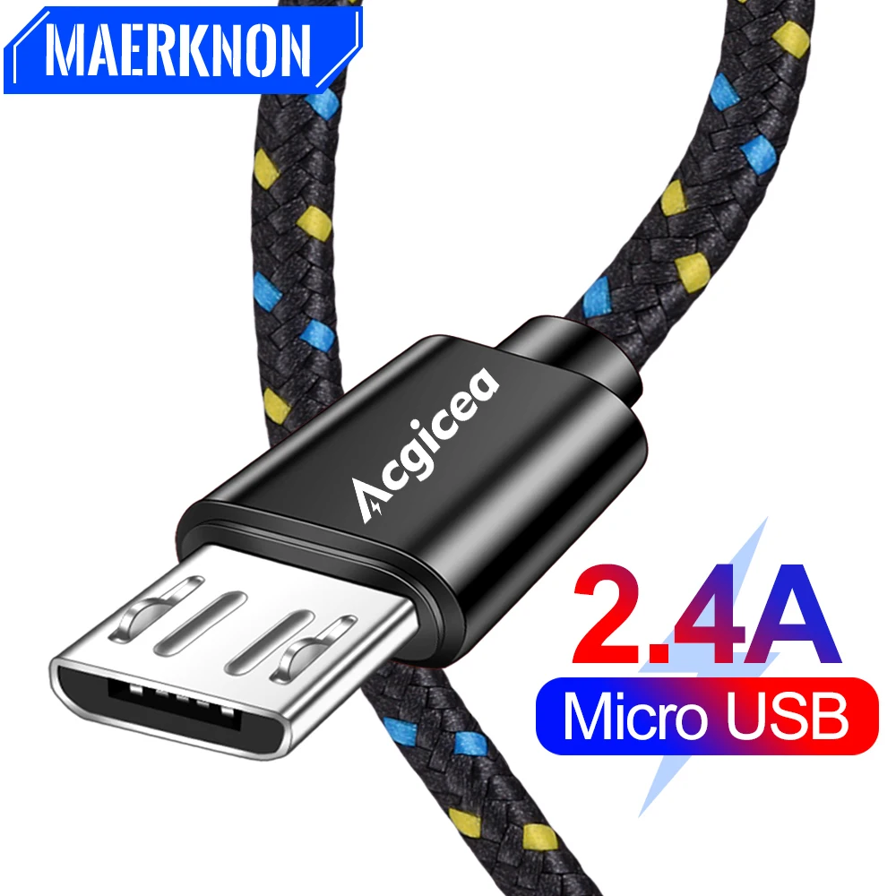 Nylon-Braided-Micro-USB-Cable-0-5-1m-2m-3m-Data-Sync-USB-Charger-Cable ...